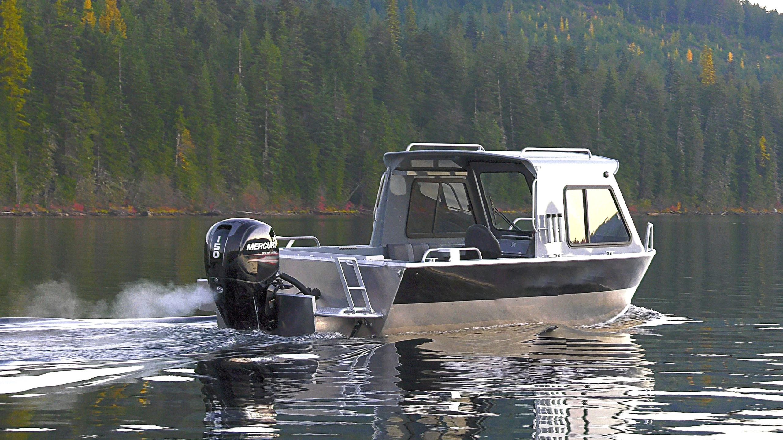 2022 18ft Jet Boat with Cabin - Aluminum & Outboard Engine