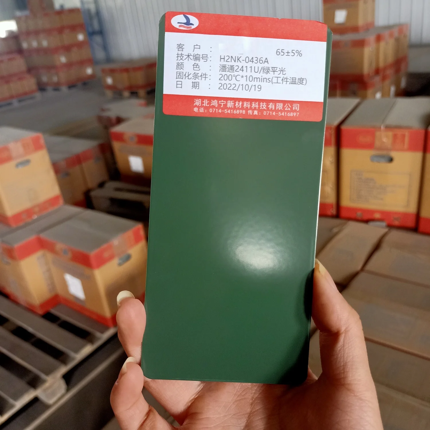 Pantone2411u Midium Smooth Effect Green Color Outdoor Polyester ...