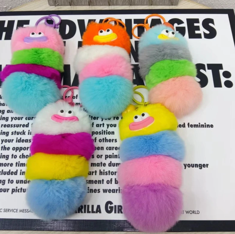 Cartoon Plush Money Ghost Doll Cute Funny Car Key Chain Pendant Student ...