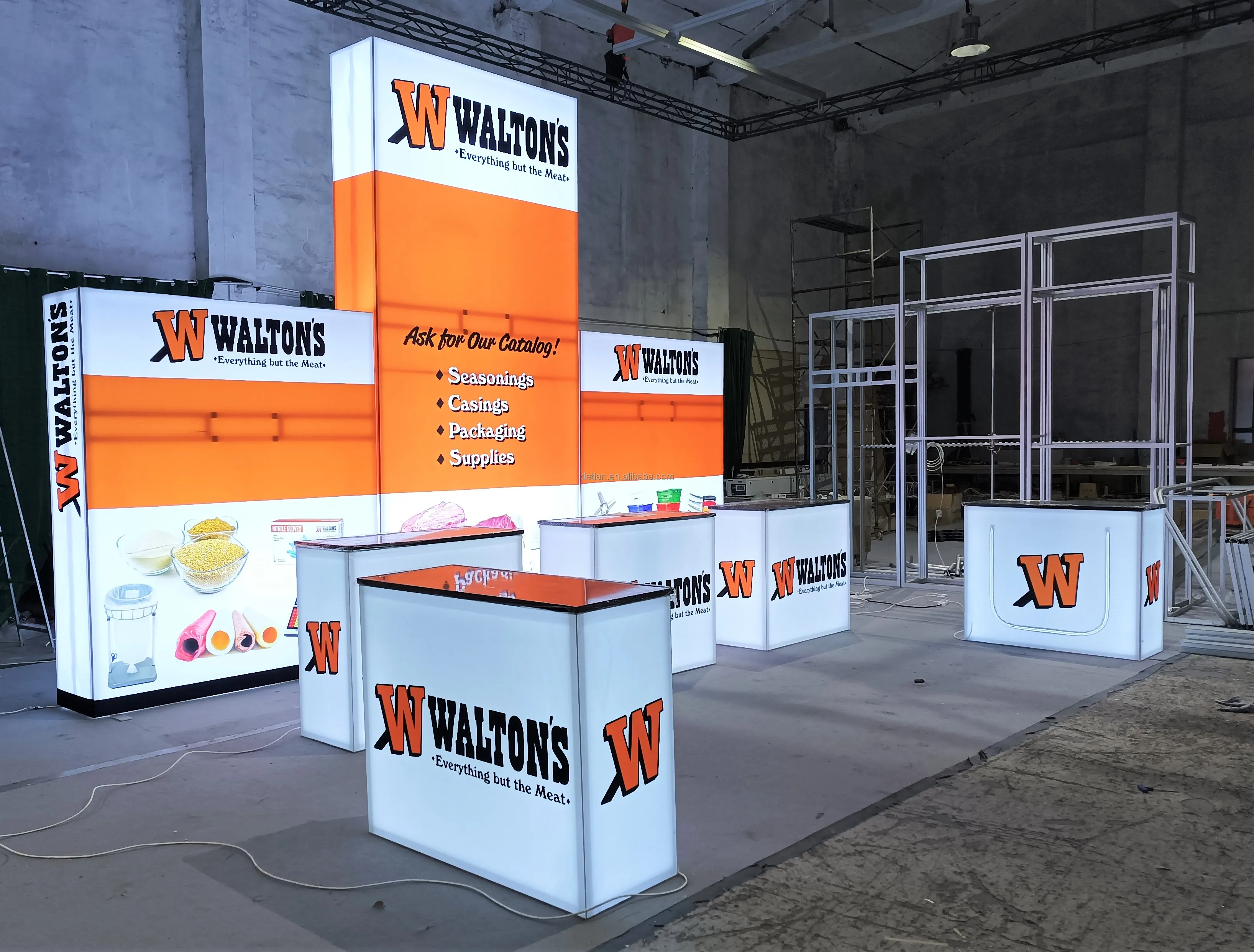 Latest New Product Trade Show Booth Display Led Letter Sign and Company ...