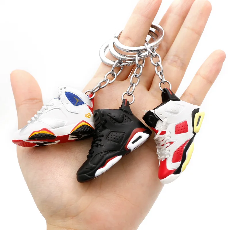 Custom Wholesale Mini 3d Basketball Shoe Sneaker Rubber Keychains Pvc ...