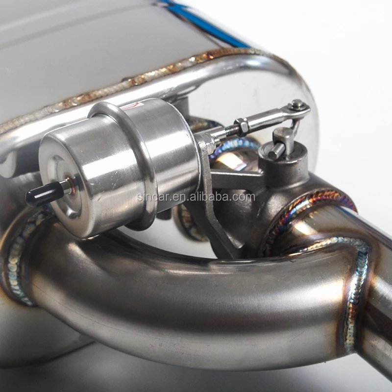 Universal H Type 1 Inlet 1 Outlet Vacuum Valve Cutout Exhaust Muffler ...