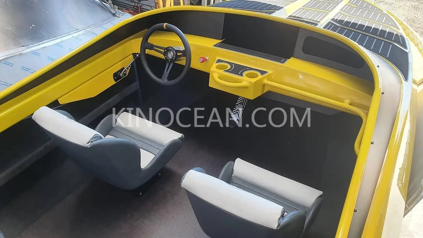 KINOCECEAN 12ft Aluminum Jet Ski Boat Hull Kit Set for River Racing ...