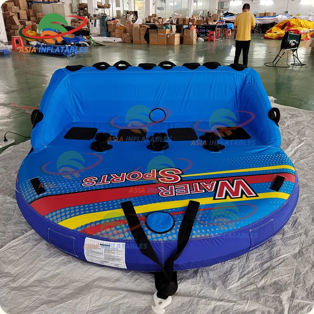 Nylon inflatable PVC inflatable drag towable UFO sofa inflatable ...