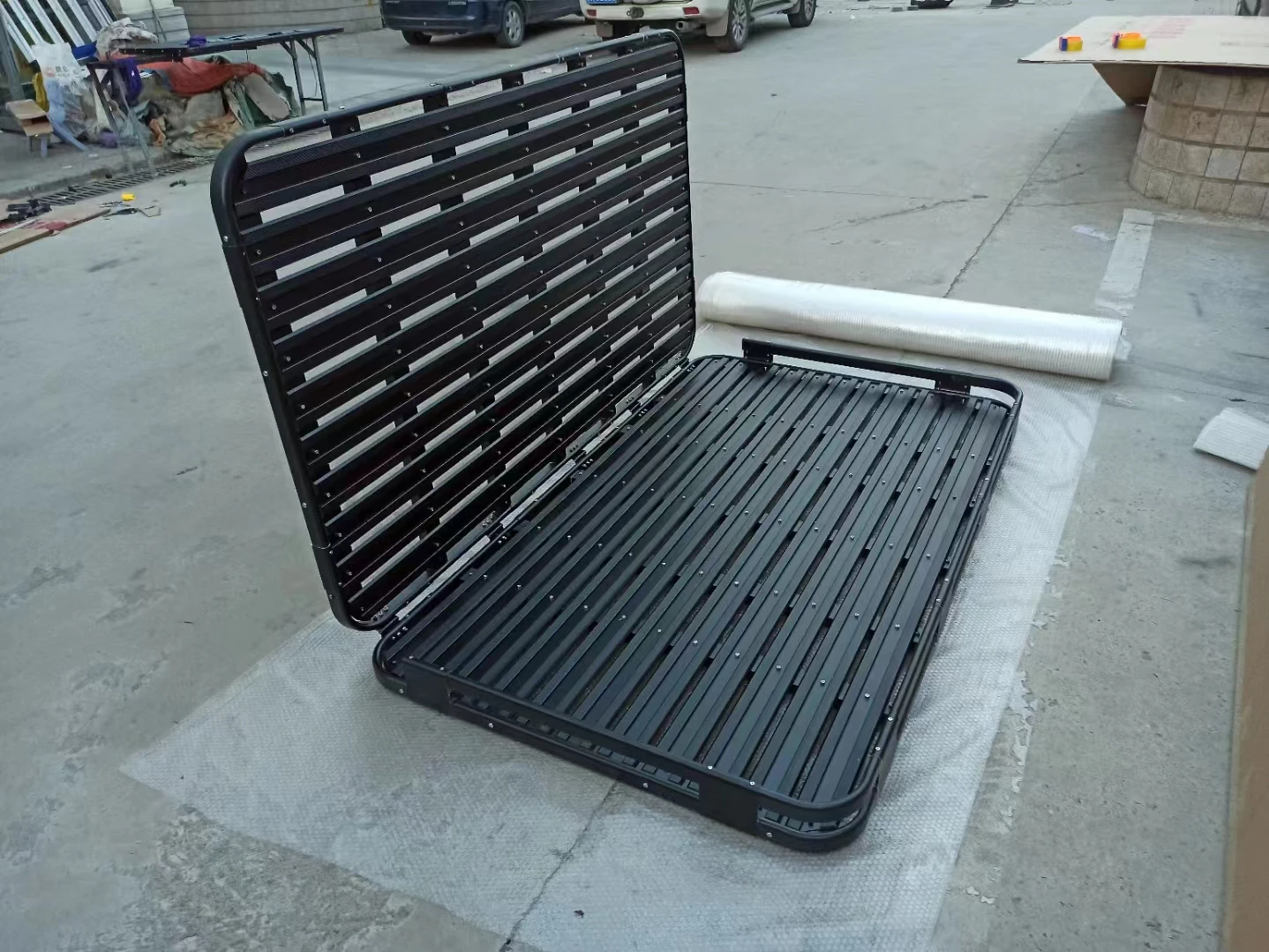 Foldable Flat Roof Rack Platform For Mounting Tent - Buy Foldable Roof ...