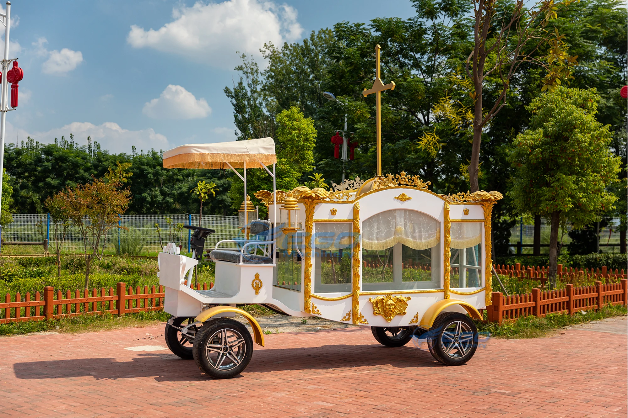 Luxury Coffin Trailer Electric Hearse - Customized Funeral Car