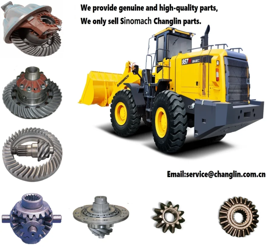 front rear axle spare parts final drive assembly for 955T 956 956GT ...