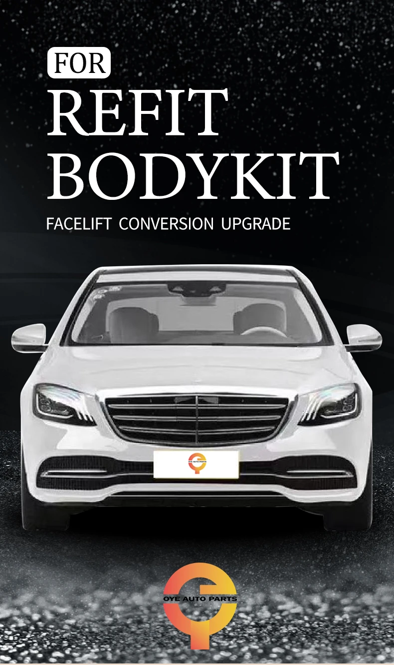 Mercedes S Class W222 Body Kit for Mercedes-benz Year 2018-2021 ...