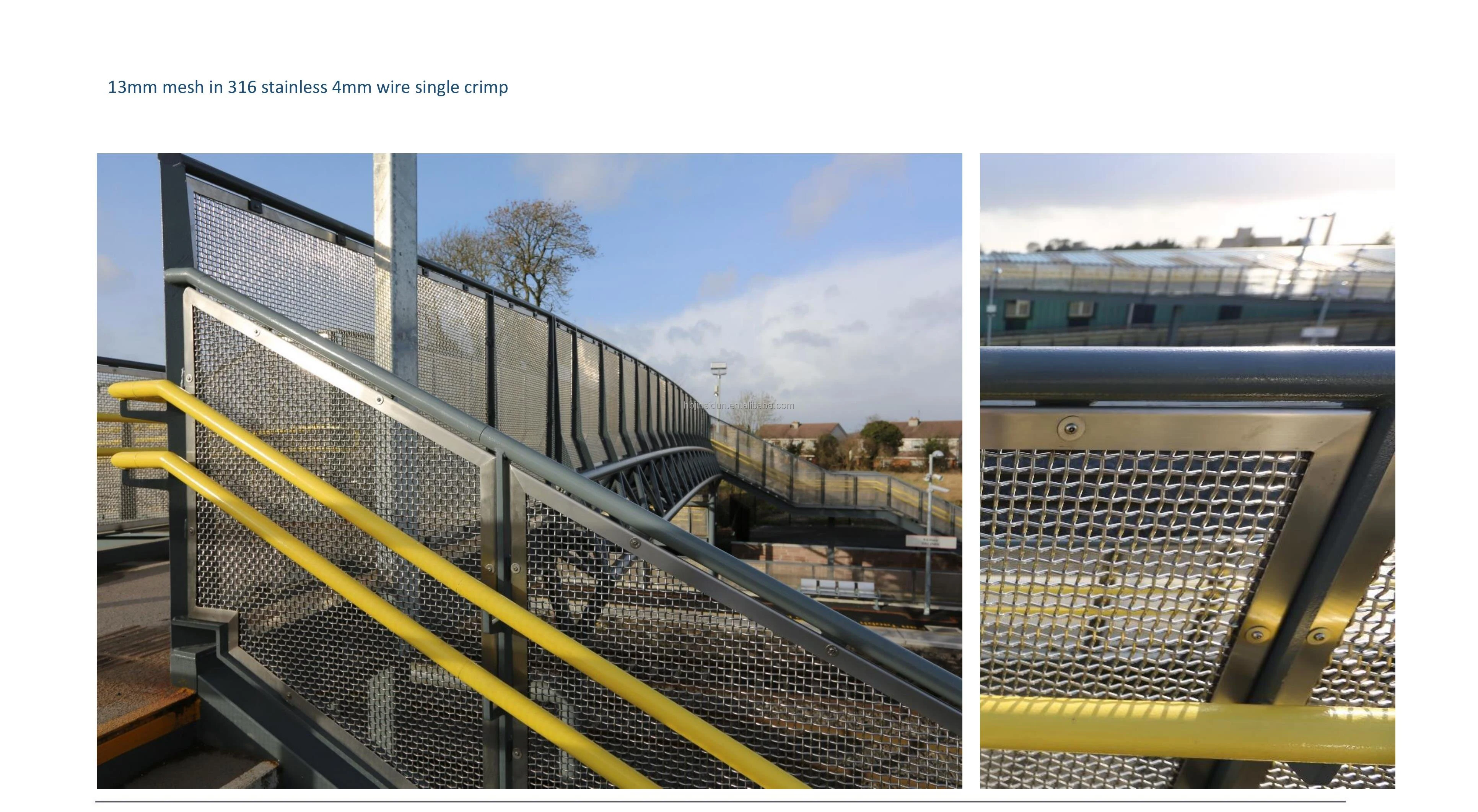 Crimped Wire Mesh Stainless Steel Lock Crimp Crimped Woven Wire Mesh ...