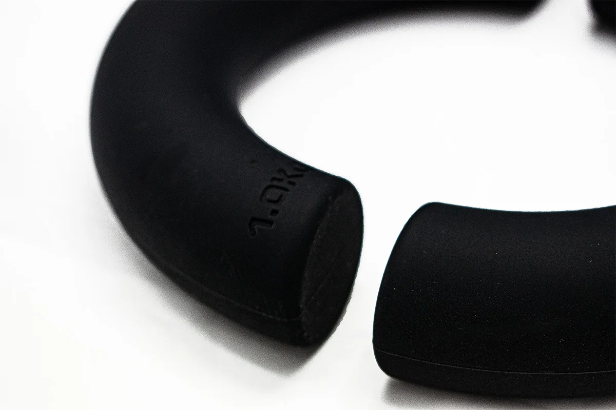 Factory Customized Logo Barbell Bar Beam Silicone Dumbbell Power Ring Yoga Mat Home Gym Fitness ...