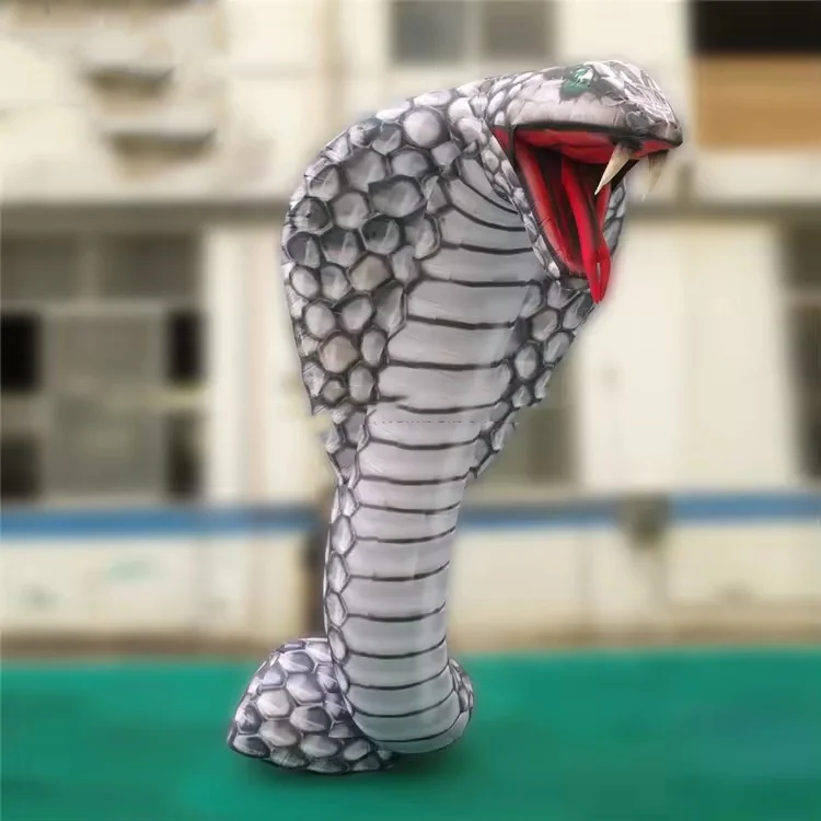 Giant Inflatable Animals Snake 15 Ft. Tall Inflatable King Snake Big ...