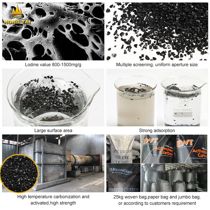 3-5mm Coal Activated Carbon Pellet Used For Waste Oil Decolorization ...