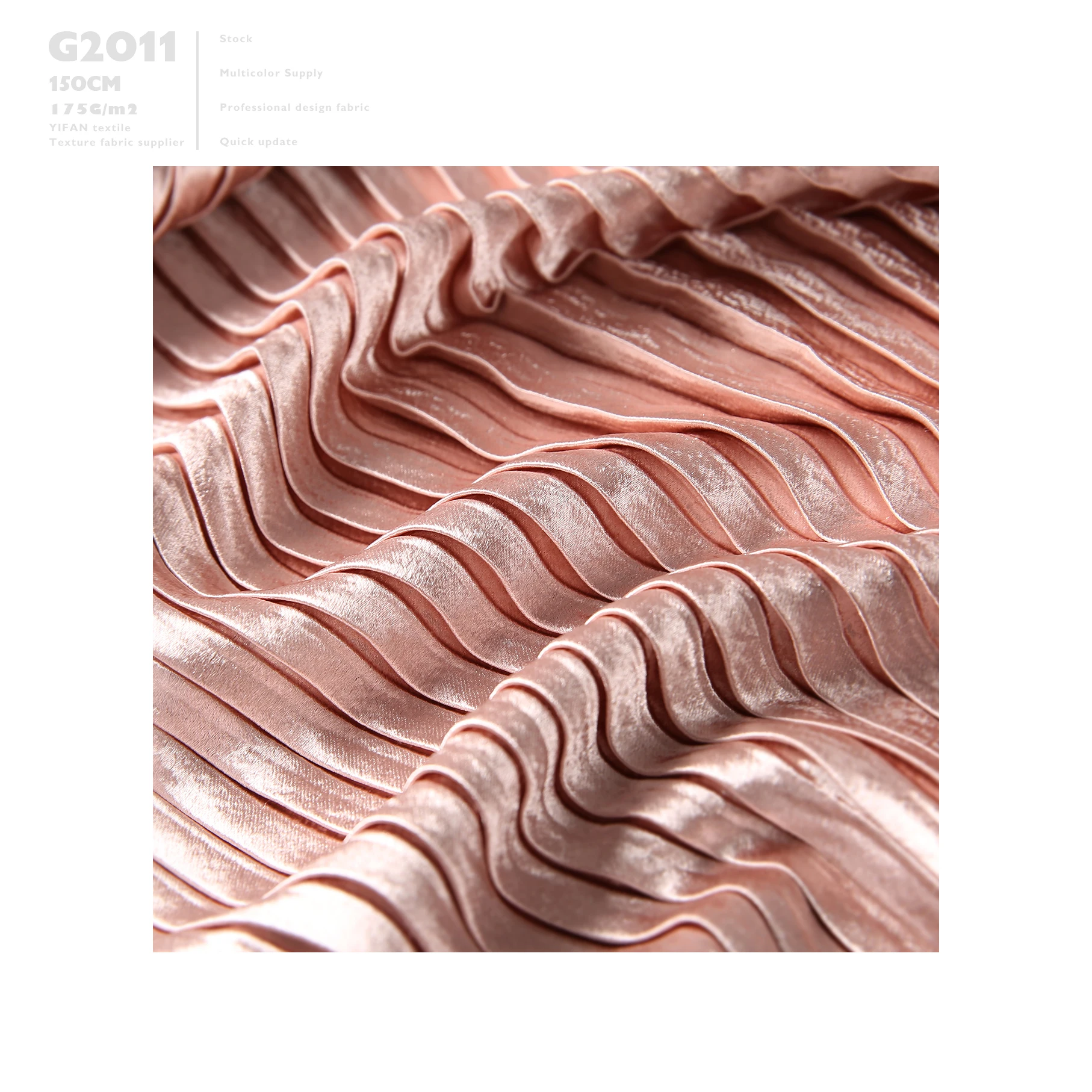 Liquid Luster,Accordion Rows,Pressed Pleats,Designer Clothing Textile ...