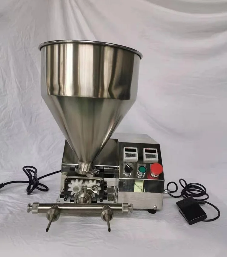 China Supplier Semi Automatic Piston Cream Liquid Filling Machine ...