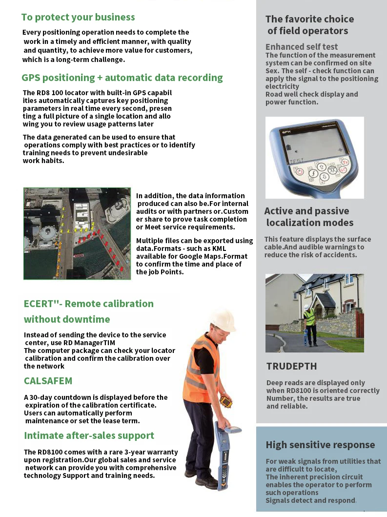 Radiodetection RD8200 - Precision Underground Pipeline Detection