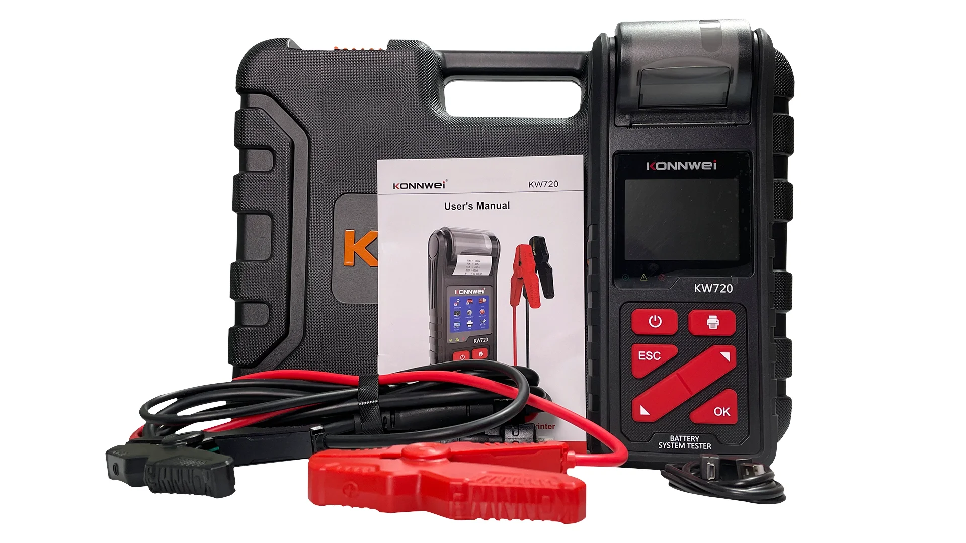 Konnwei Midtronics Mdx-700 Hd Truck Battery Tester Heavy-duty Battery ...