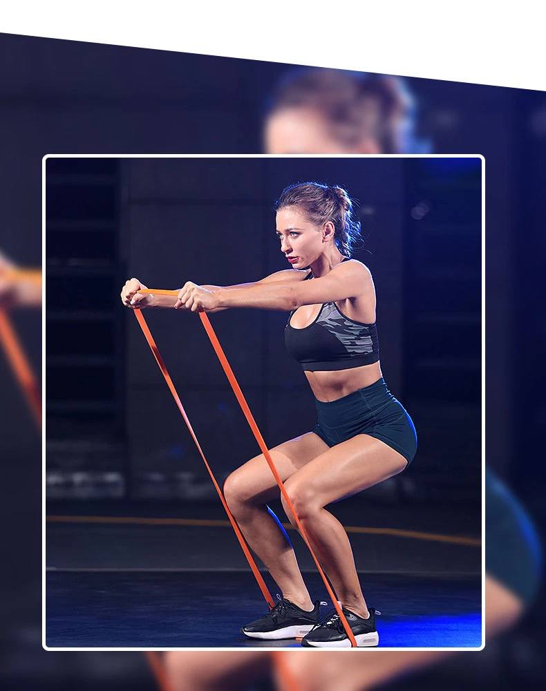 Custom logo Gym Belt Bandas De Ejercicio Resistance Bandages Tape ...