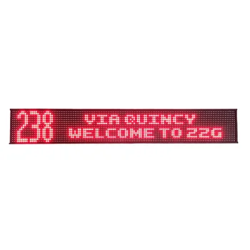 Red Color Scrolling Led Message Bus Destination Display Digital Number ...