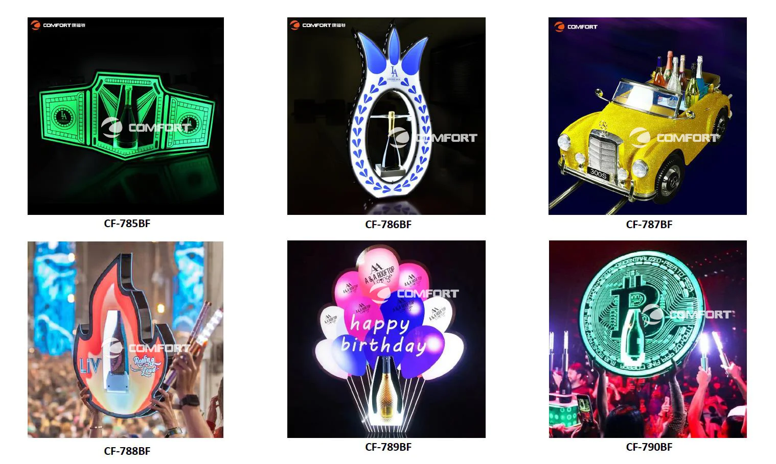 Custom Message Board Bottle Presenter Service Vip Dollar Led Bottle Presenter Sign - Buy Led ...