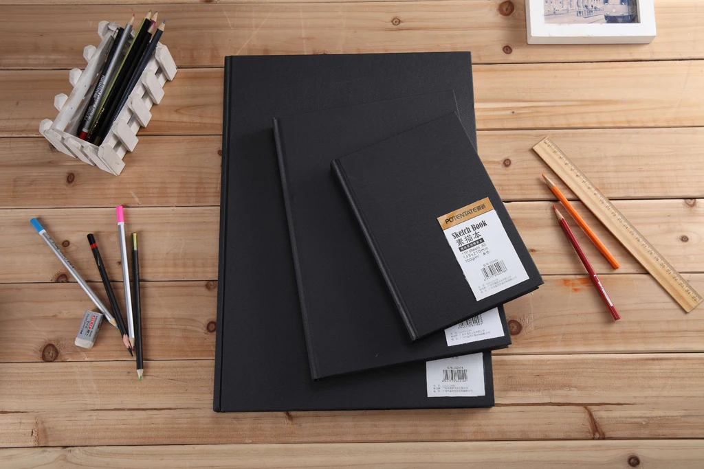 POTENTATE Hardcover Sketch Pad for Drawing, 100 Sheets Sketchbook OEM
