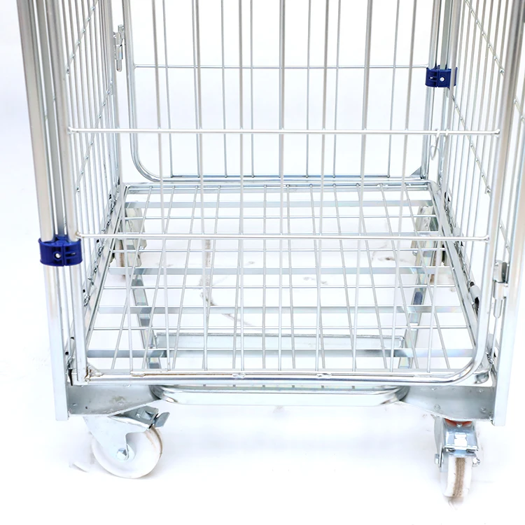 Industrial Logistic Warehouse Collapsible Steel Wire Mesh Roll ...