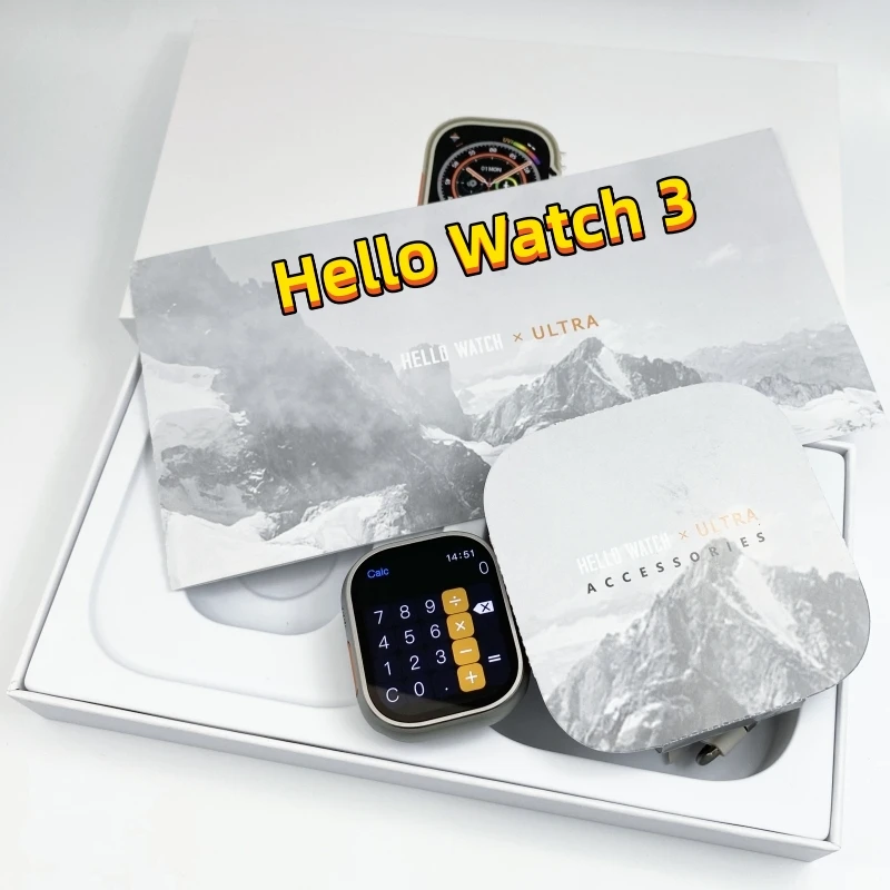 Hello Watch 3 Ultra Upgraded Gen 3 Smart Watch Ultra Series 8 ...