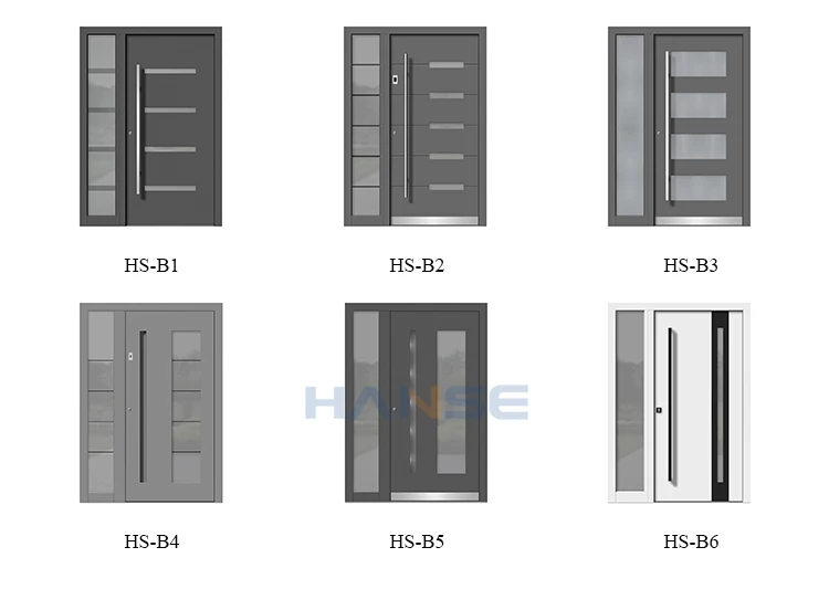 Exterior Main Entrance Metal Gate Doors Custom Modern Stainless Steel Security Front Entry Door ...