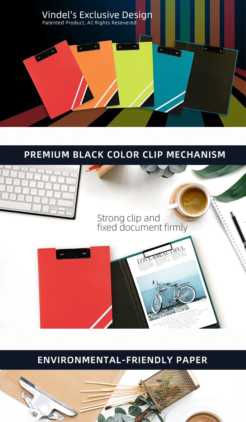 Customized Design Fashion Clipboard Folder Writing Board Student ...