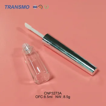 Custom Lip Oil Packaging Plastic Tube Lip Cream Conical Shape 8.5ml Lip ...