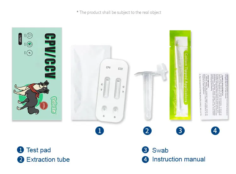 Canine Giardia Parvo Virus Antigen Rapid Test Kit Pet Cpv Ccv Gia Test ...