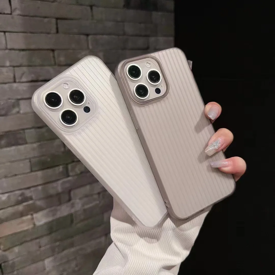 Matte Corrugated Texture iPhone Case Anti Slip Grip Soft TPU Cover for ...