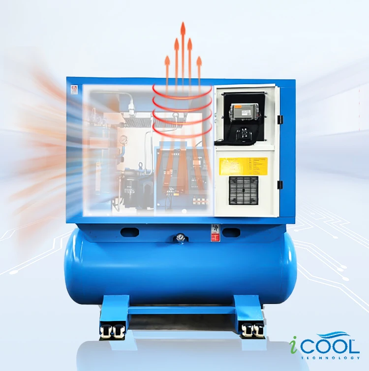 Long Life 30kw/37kw/40hp/50hp Screw Air Compressor 37kw 8/10/12bar ...