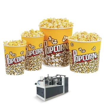 Fully Automatic Disposable Popcorn Paper Bucket Machine Production ...