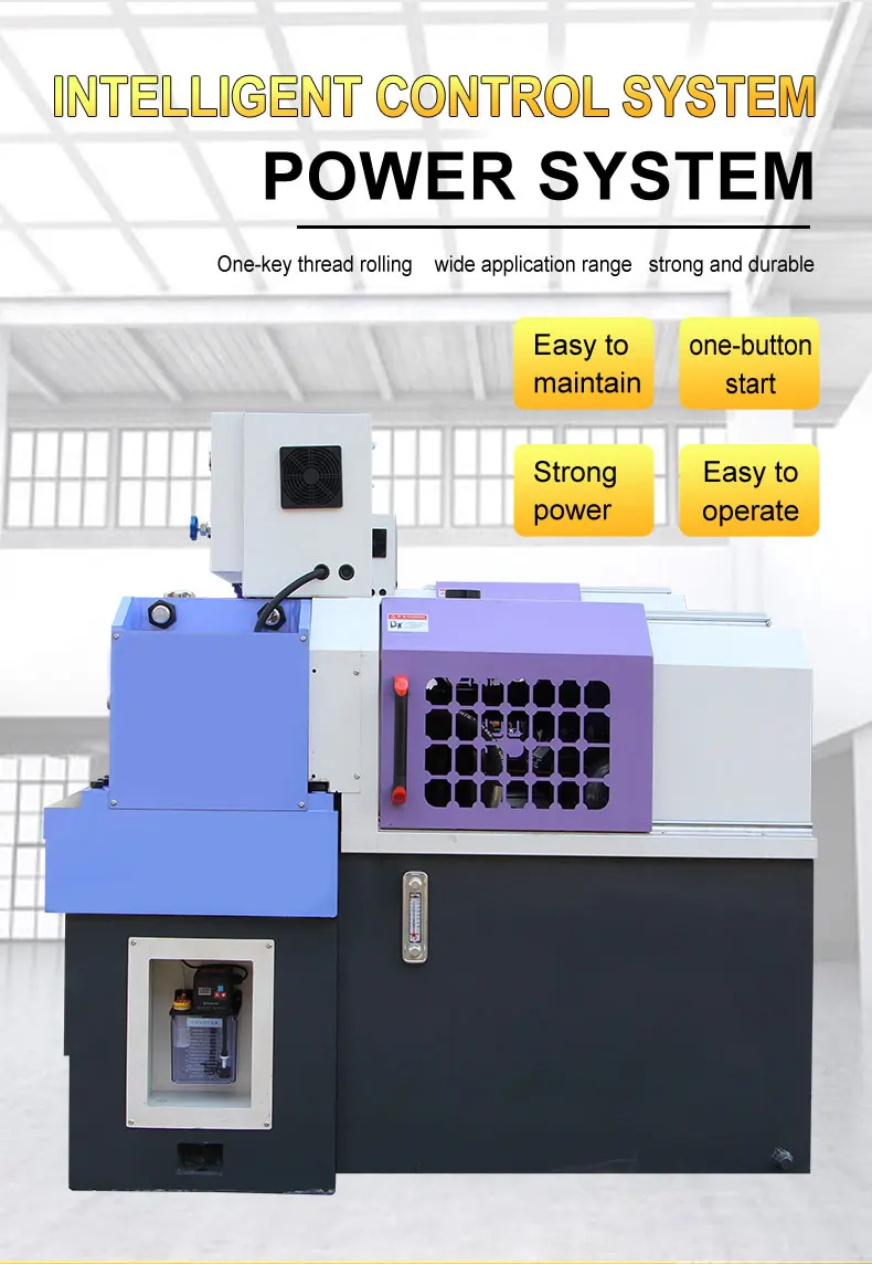 High Speed Anchor Bolt Thread Making Thread Rolling Machine - Buy Knurl Machine,Threading Rod ...