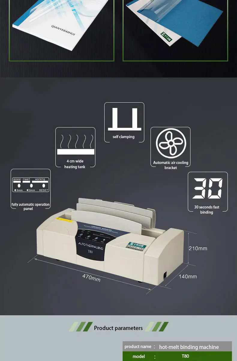 Perfect A3 & A4 Book Glue Binder Hot Melt Office Supplies Binding ...