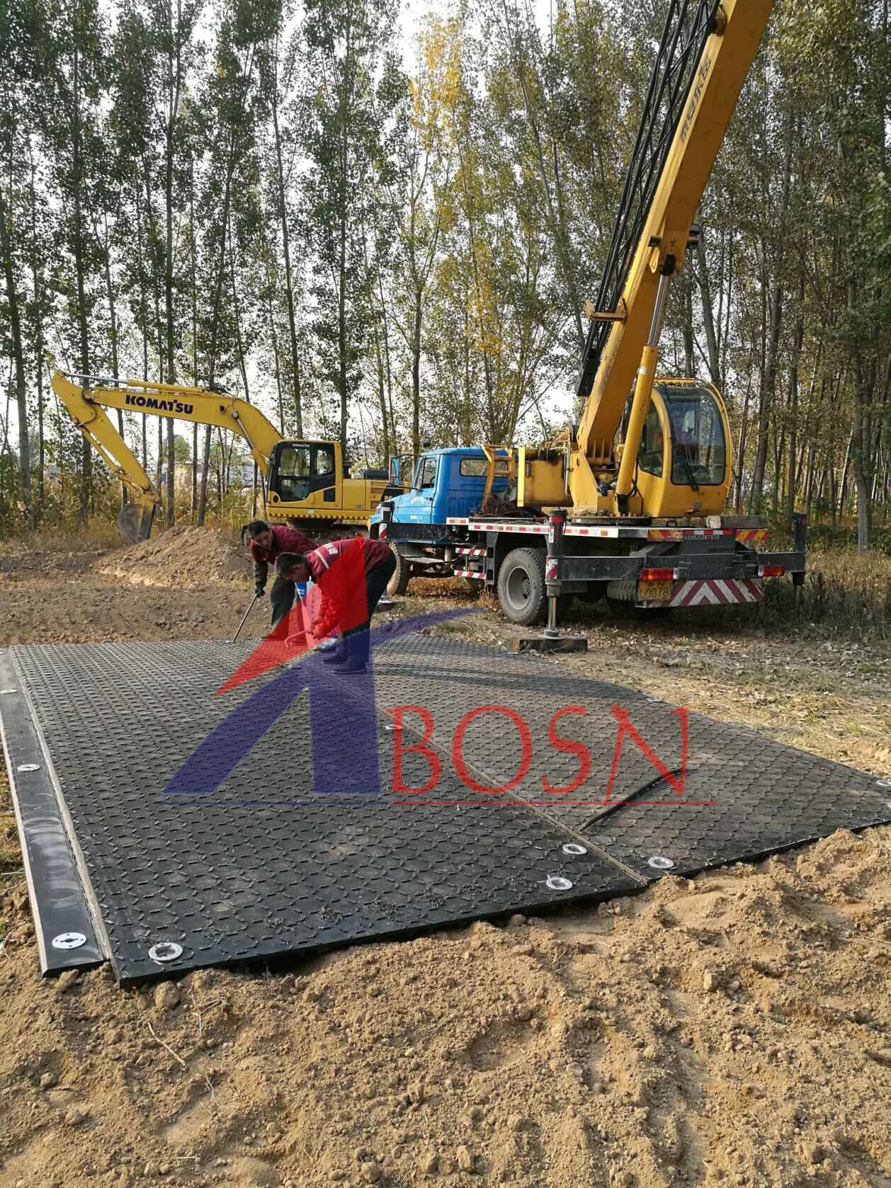 Interlocking Heavy Duty Excavator Floor Mat Heavy Duty Running Track ...