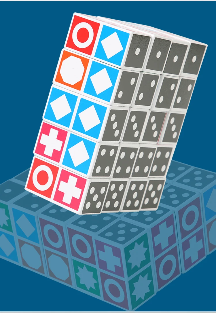 Building Blocks Matching Game Wooden Puzzle Children's Tabletop Toys ...