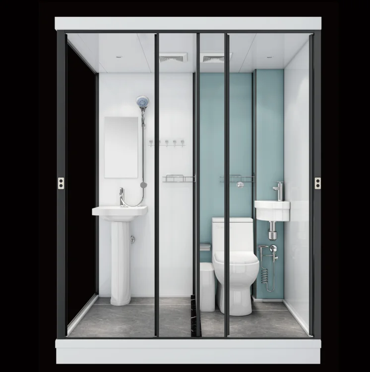 Prefabricated Luxury Hotel New Design Shower Room Unit Complete Modular ...