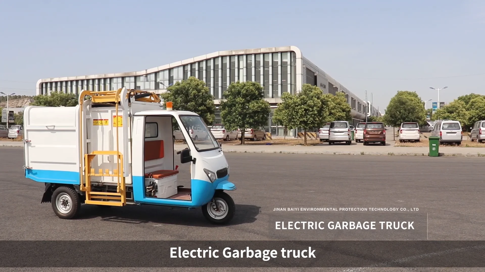 2023 Popular Three-wheeled Rechargeable Waste Collection Tricycle Small ...