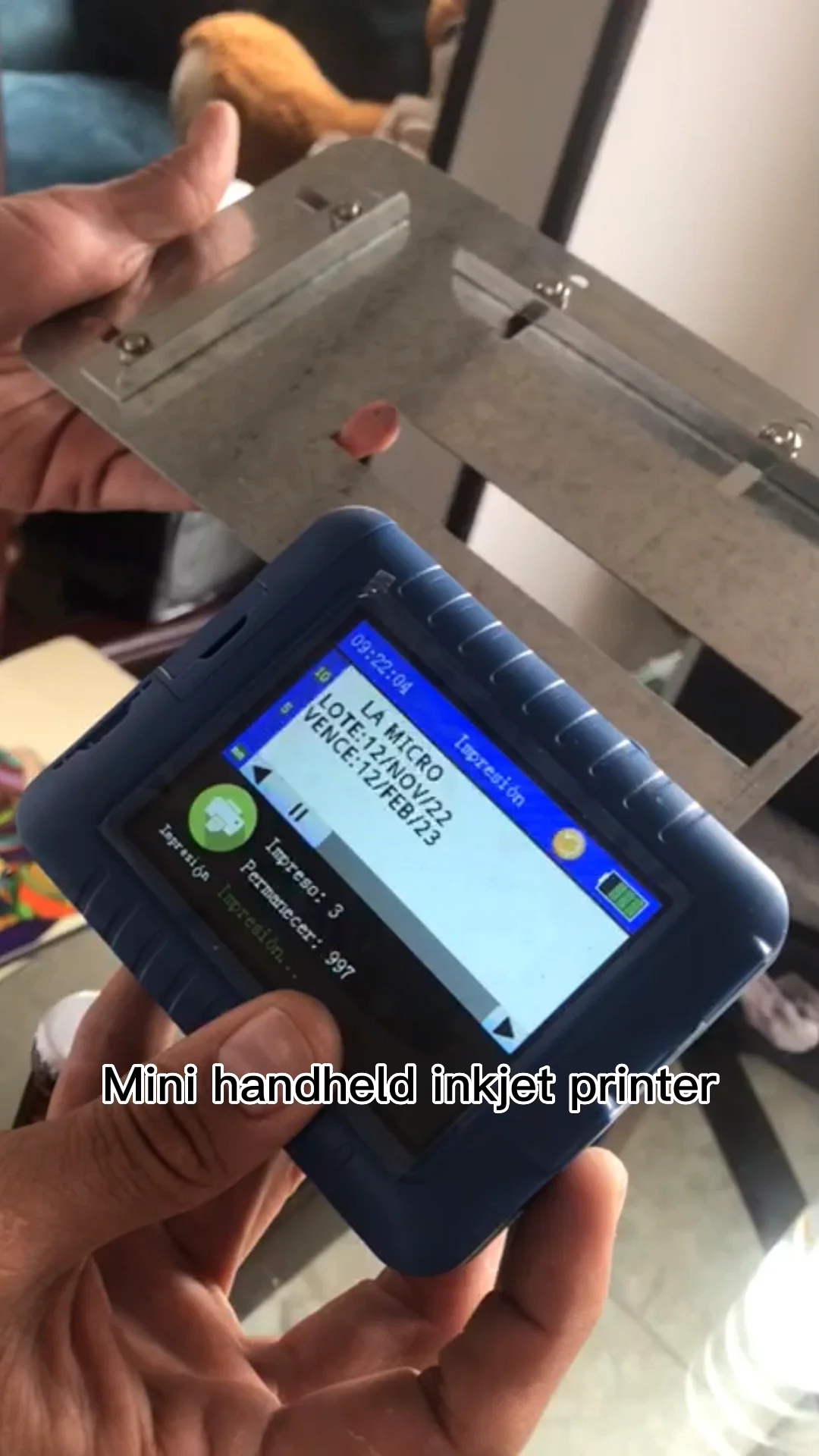 Wholesale 12.7mm Tij Portable Mini Inkjet Printer Handheld Batch Coding ...