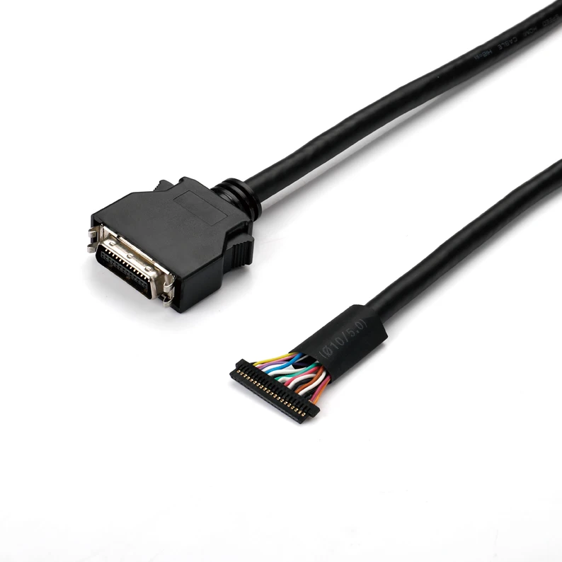 HPCN 26Pin Male to Male Cable Assembly Plastic Hood Spring Latch Type ...