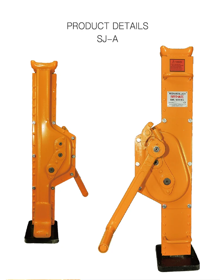 TOYO-INTL SJ-A Mechanical Jack - High Stability & Capacity