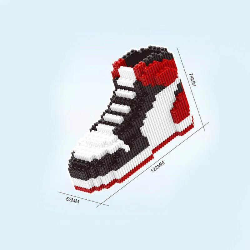 Mini Building Blocks - DIY Diamond Model Construction Shoes