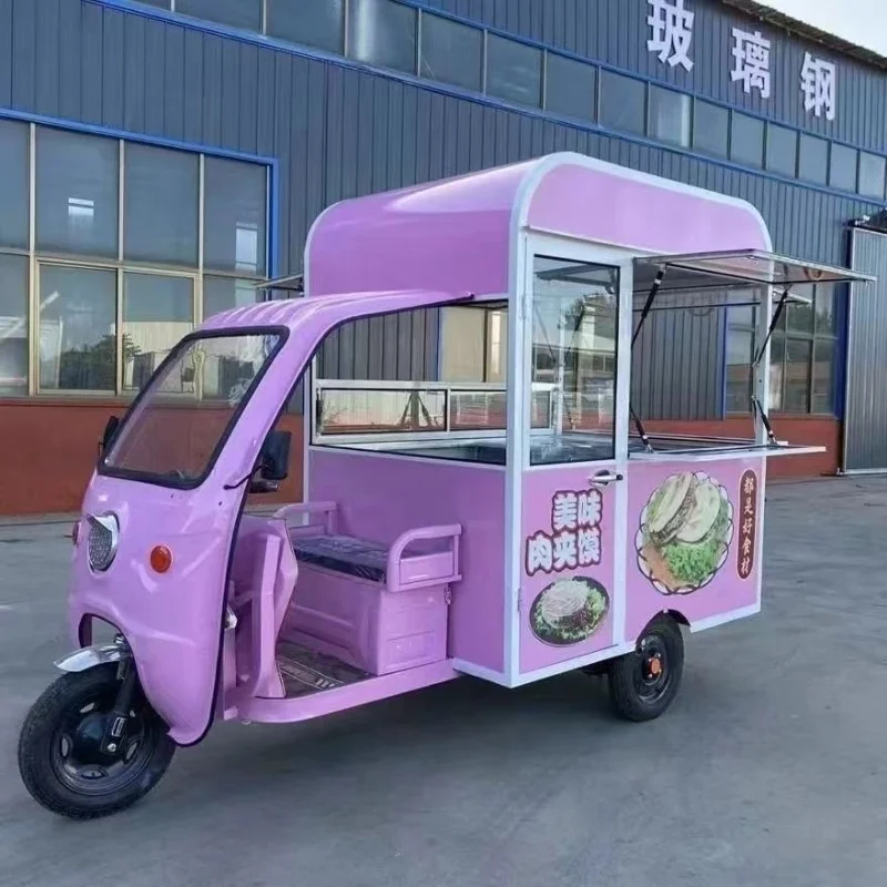 Mobile Street Food Van - Mini Fast Food Caravan with Ice Cream Truck