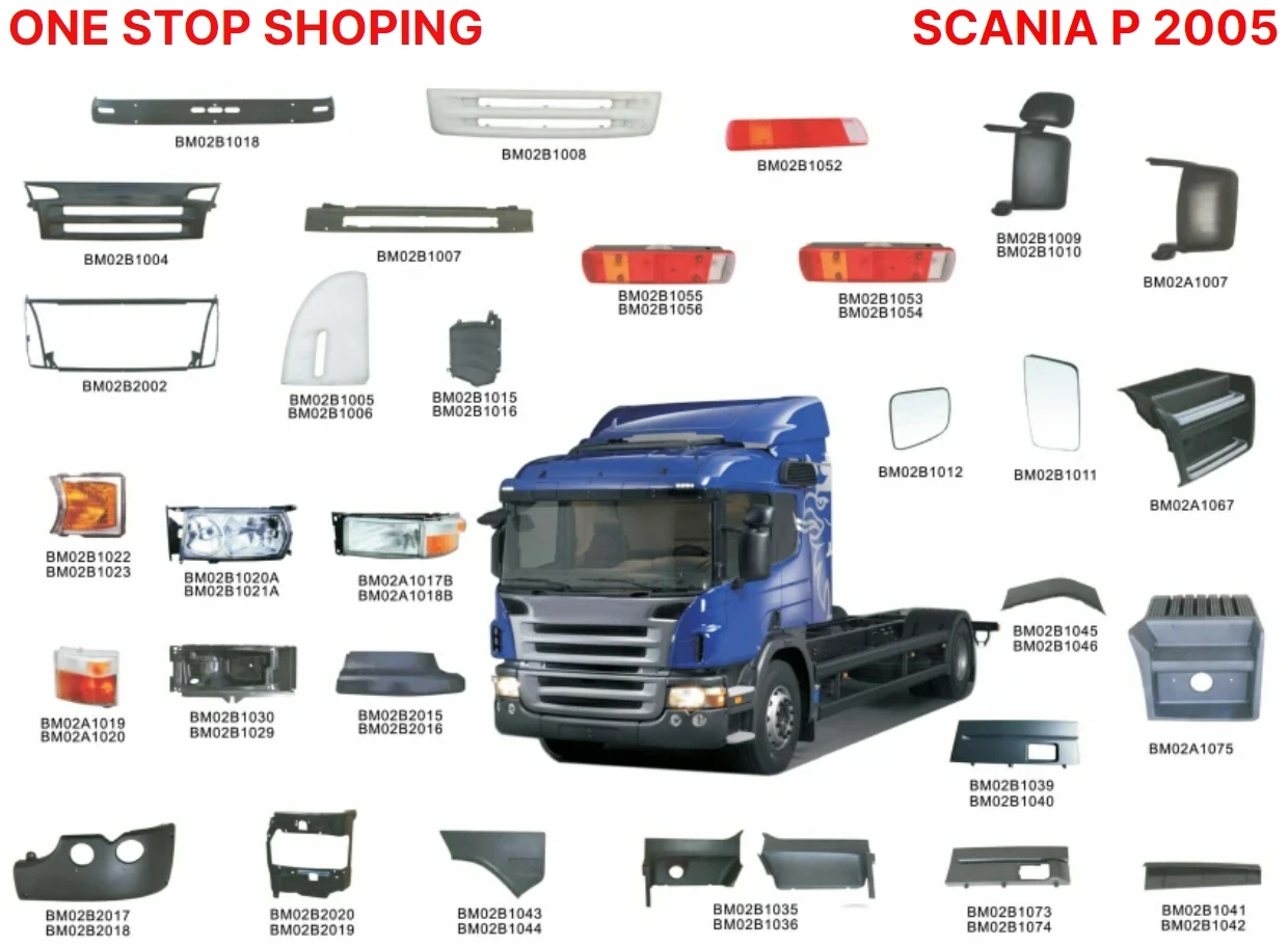 Truck Spare Parts For Scania 112 113 114 124 144 P G R T Serices 5000 Items Heavy Duty Truck ...