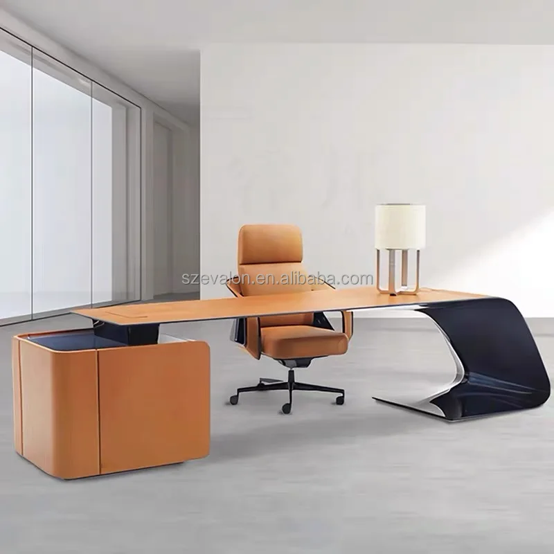 Modern Executive Office Desk - CEO Table for Commercial