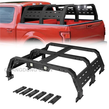 Universal Pickup Truck Bed Roll Bar Tub Rack Adjustable Bed Ladder Rack ...