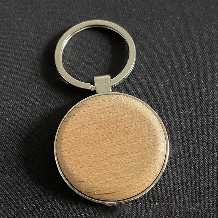 Custom Beech Timber Wood Keychain Sublimation Wooden Key Chains Blanks ...