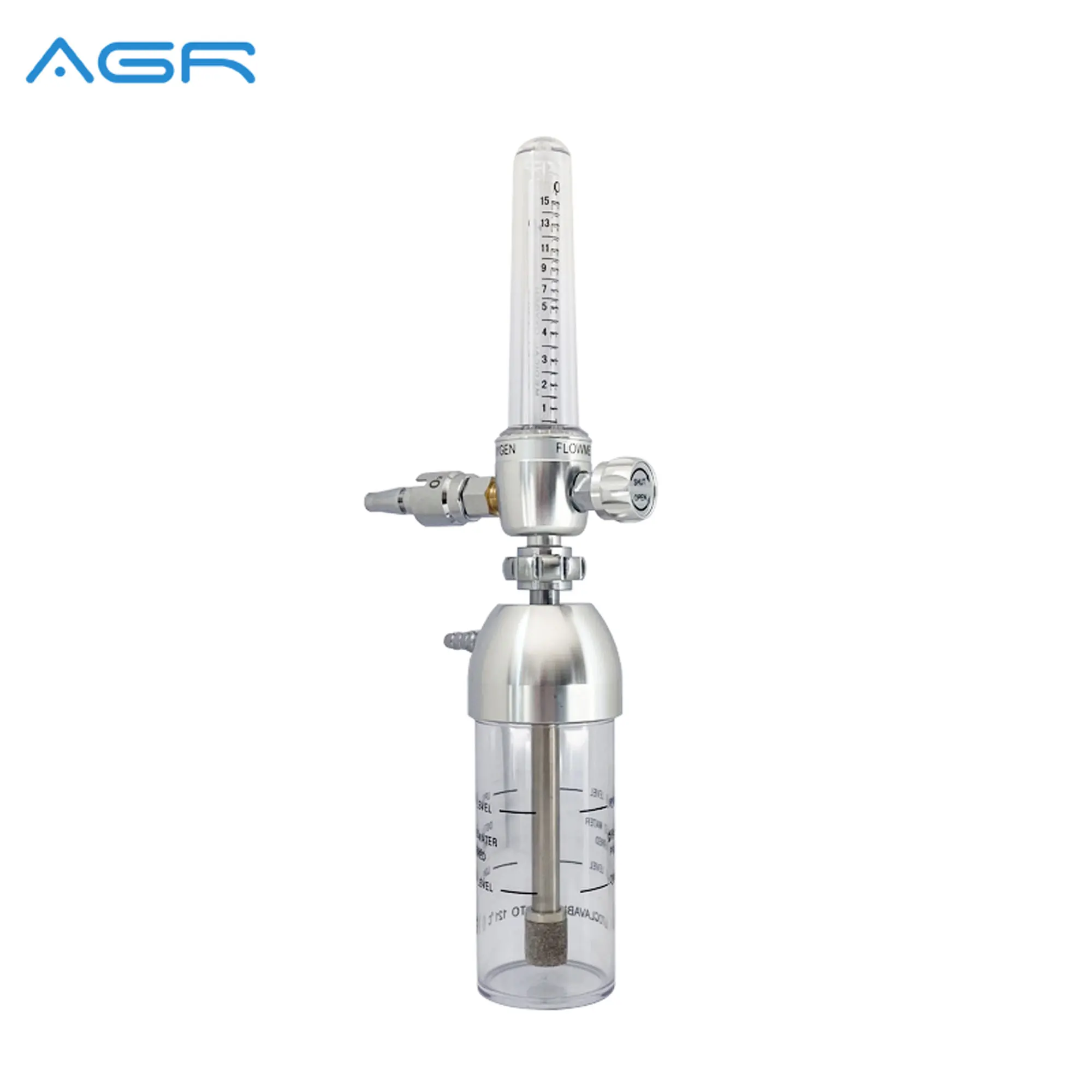 Jis Oxygen Flowmeter Brass Body Medical Flowmeter With Humidifier ...