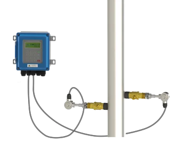 Dti-200b Clamp-on Portable Ultrasonic Fuel Flow Meter With Oem ...